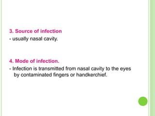 Bacterial conjunctivitis Pharmacotherapy | PPTX