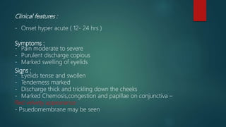Bacterial conjunctivitis | PPTX