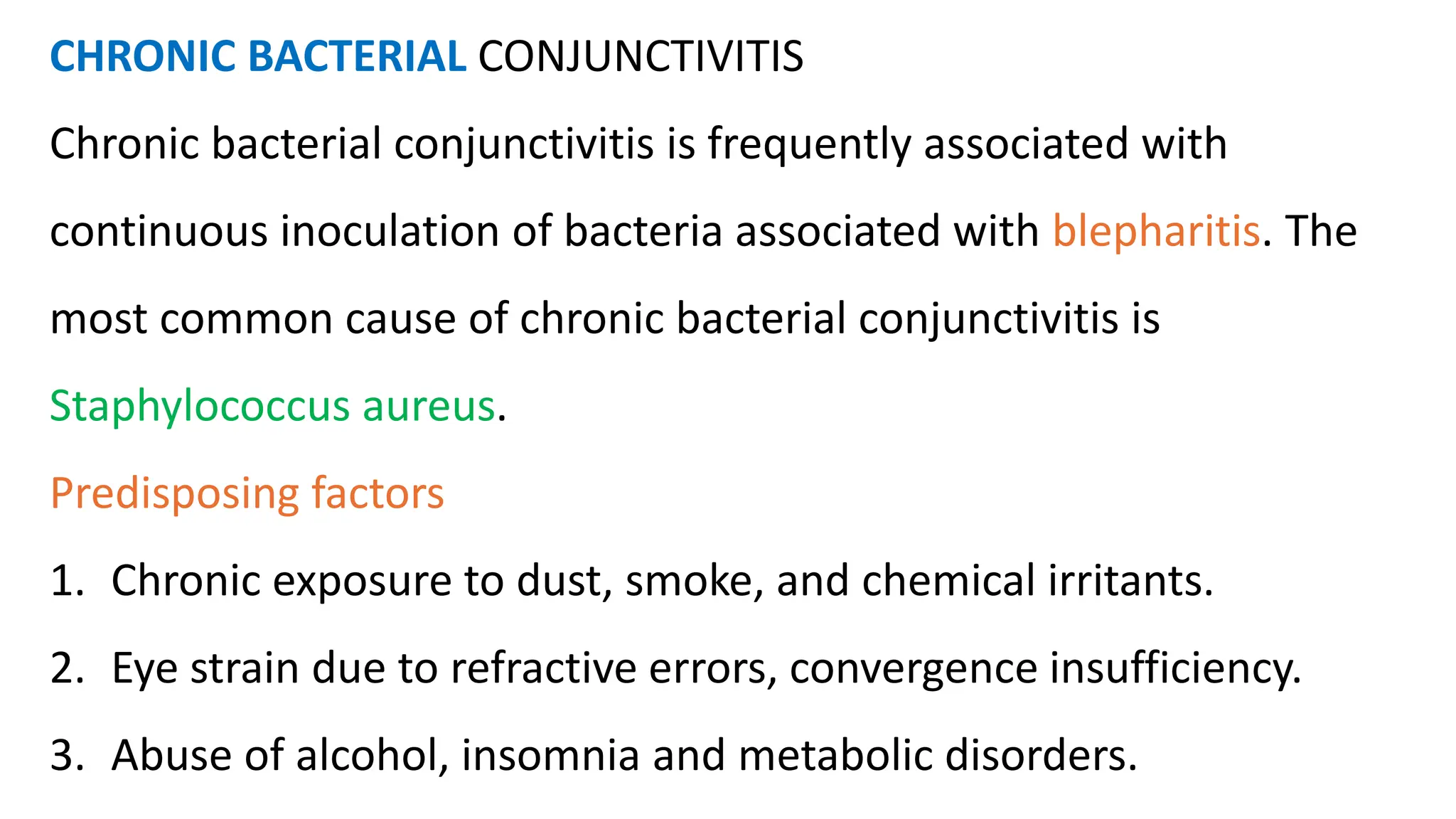 BACTERIAL CONJUNCTIVITIS for BSc Optometry | PPTX