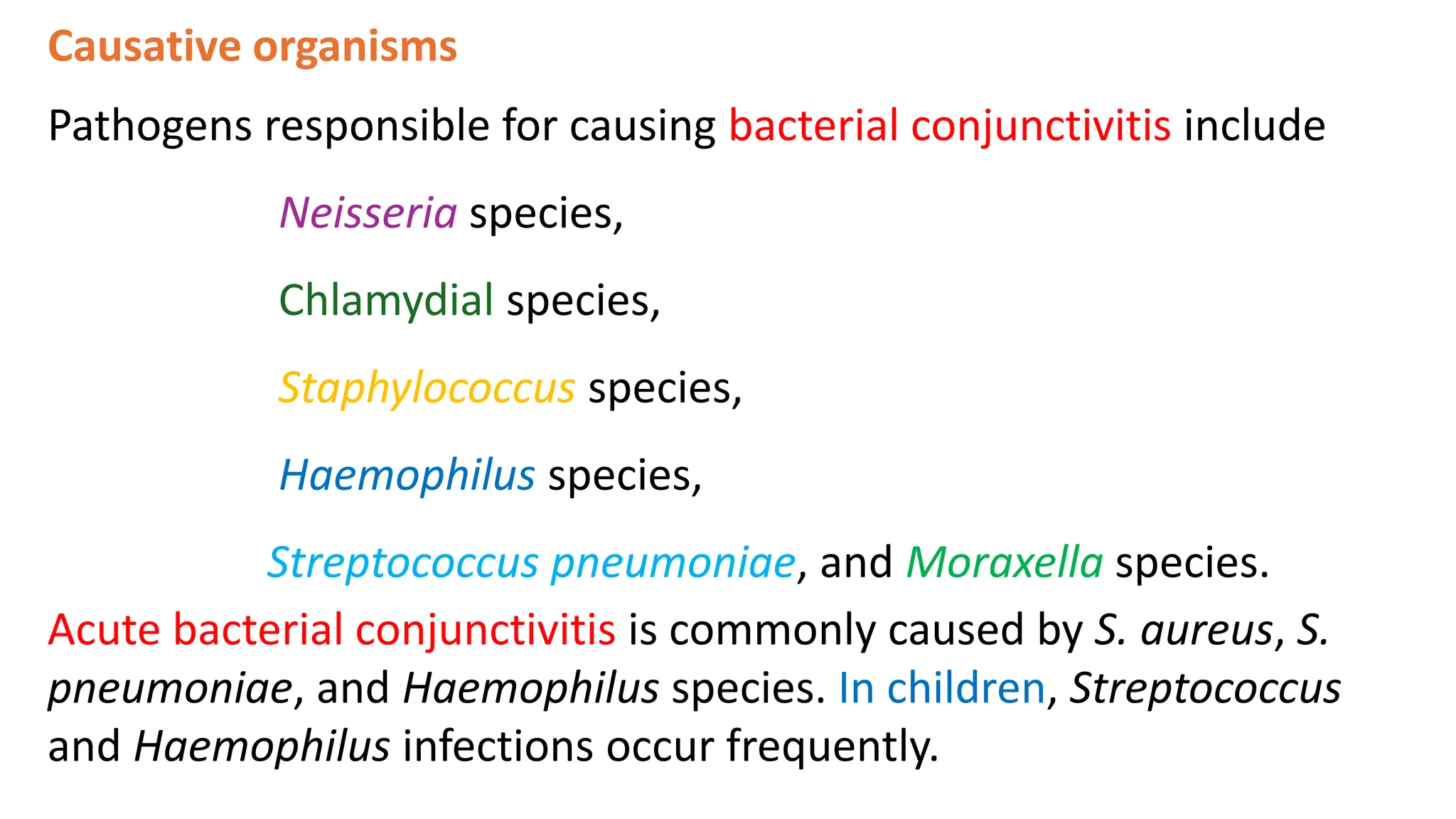 BACTERIAL CONJUNCTIVITIS for BSc Optometry | PPTX