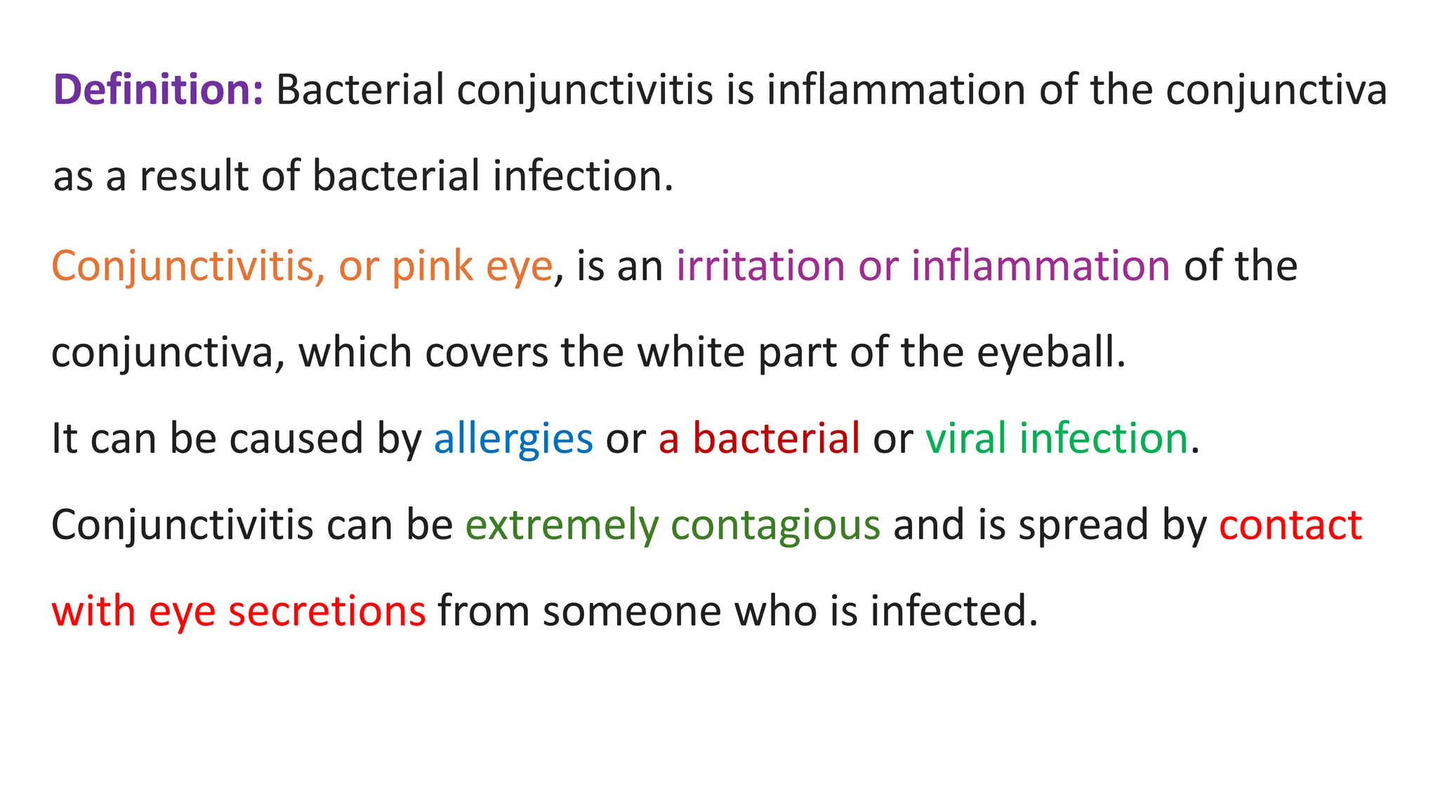 BACTERIAL_CONJUNCTIVITIS, Ocular microbiology | PPTX