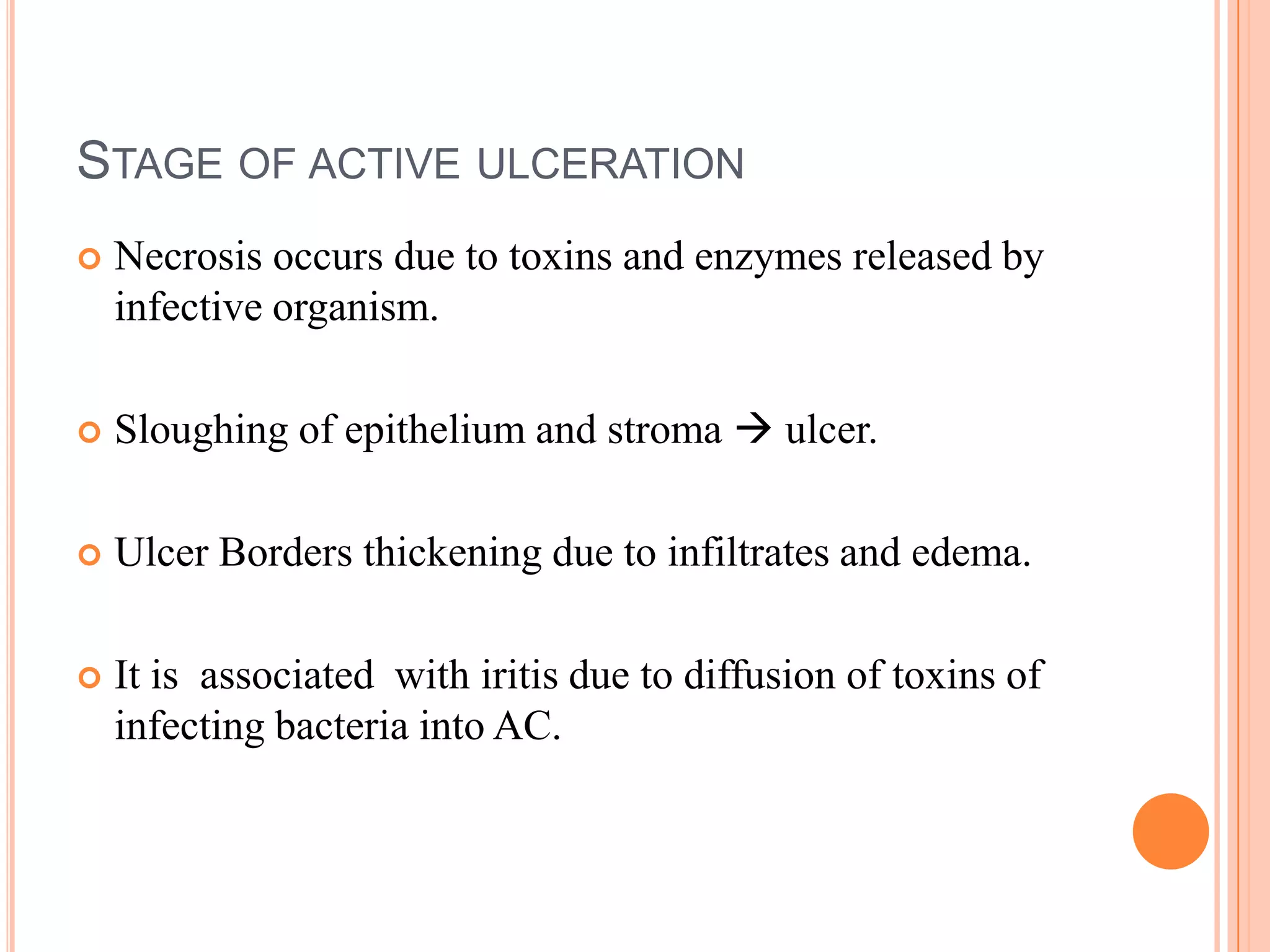 Bacterial corneal ulcer DrBP | PPTX