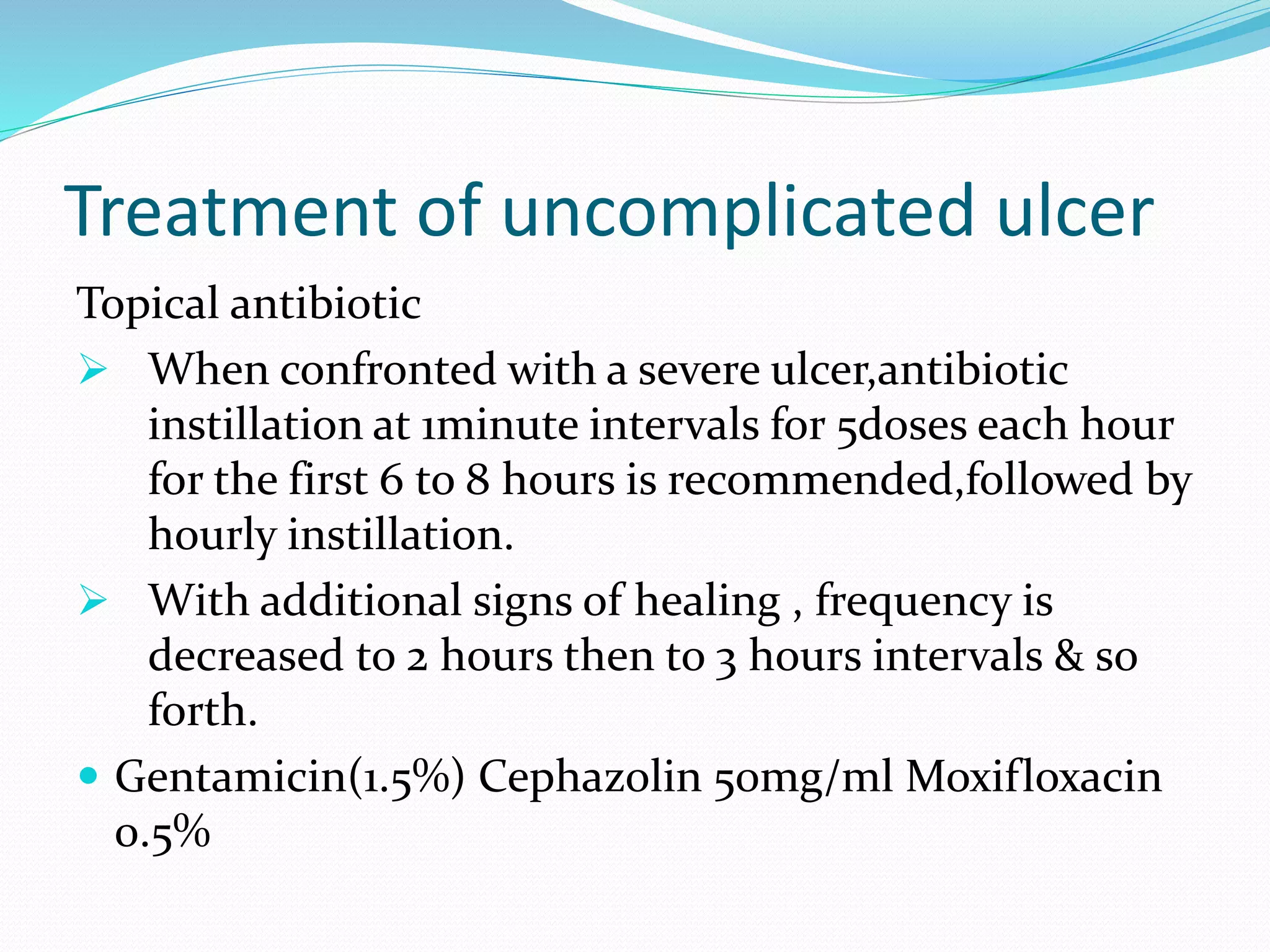 Bacterial corneal ulcer | PPTX