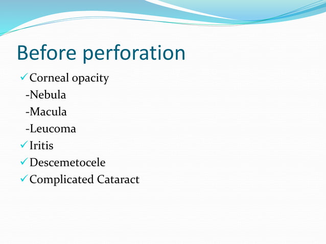 Bacterial Corneal Ulcer Pptx