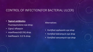 Bacterial corneal ulcers.pptx