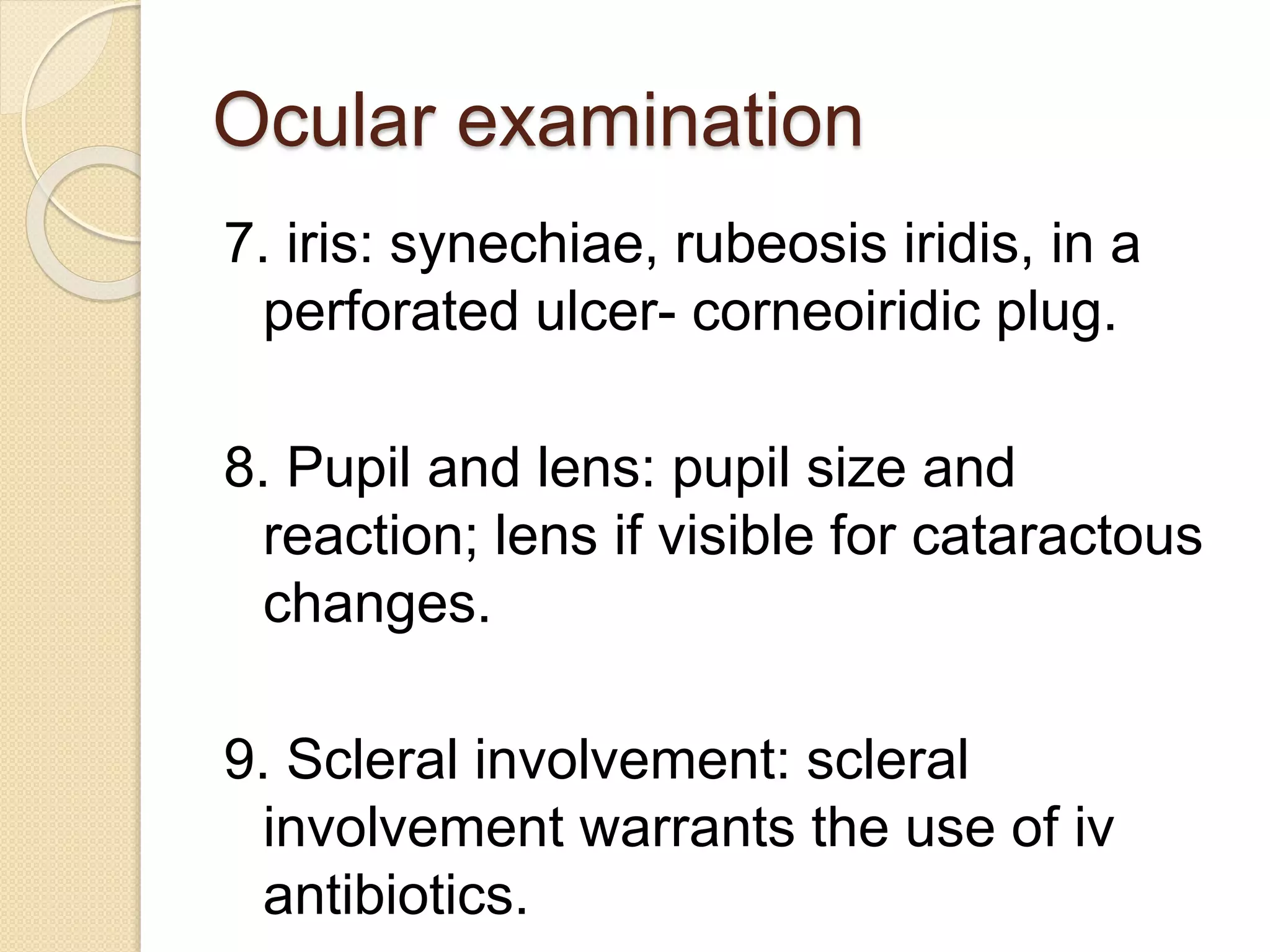 Bacterial corneal ulcer | PPTX