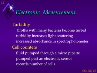 Bacterial count, method to count bacteria | PPT