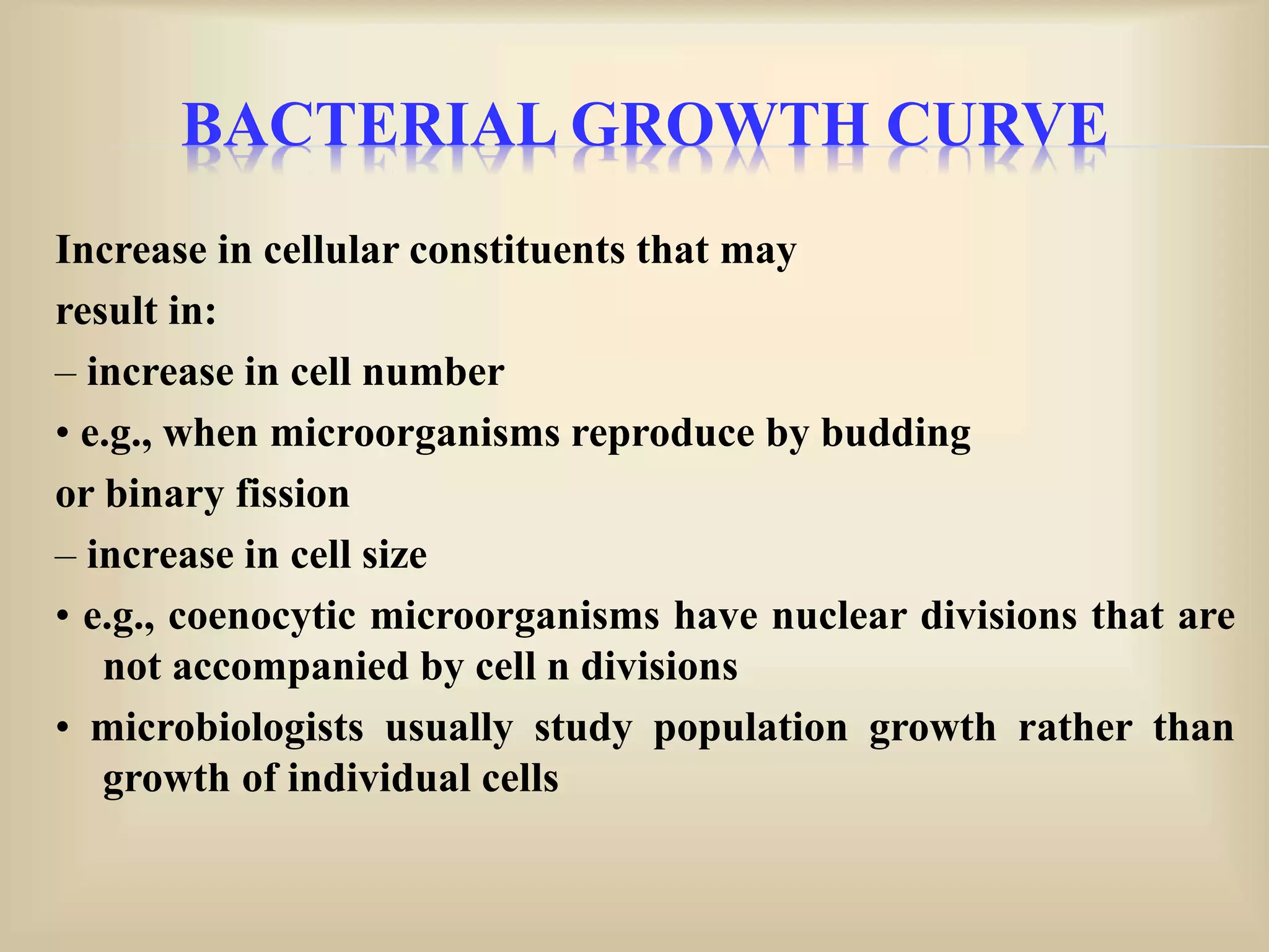 Bacterial Growth curve | PPT