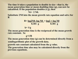 Bacterial Growth curve | PPT | Biological Sciences | Science