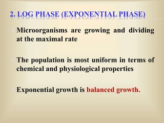 Bacterial Growth curve | PPT | Biological Sciences | Science