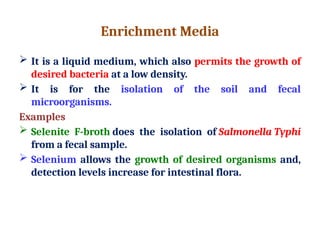 Bacterial Culture Media - Microbiology | PPT