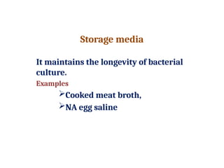 Bacterial Culture Media - Microbiology | PPT