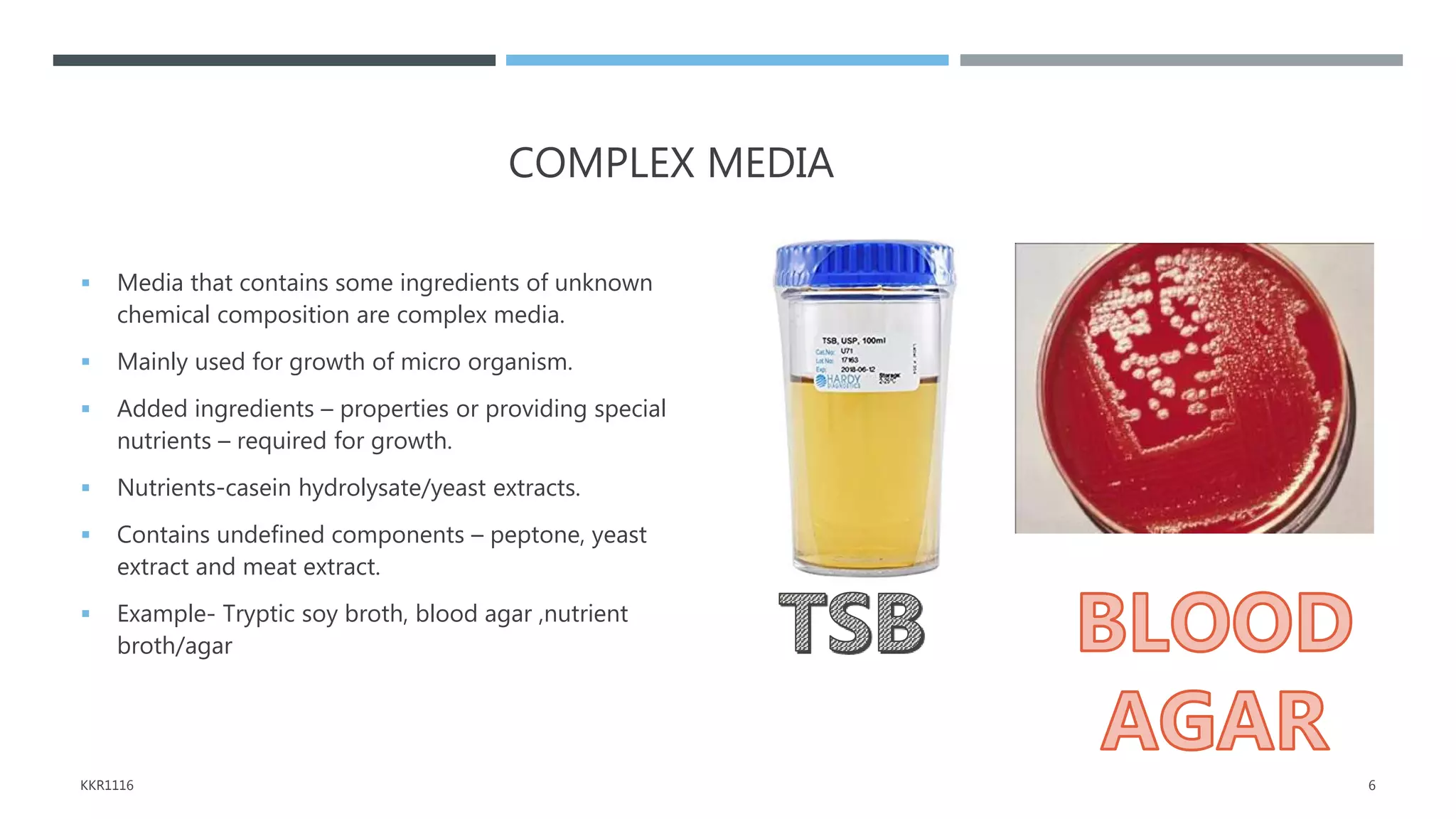 Bacterial culture media | PPTX