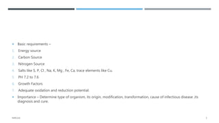 Bacterial culture media | PPTX
