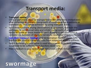 Bacterial culture media by sworna | PPTX