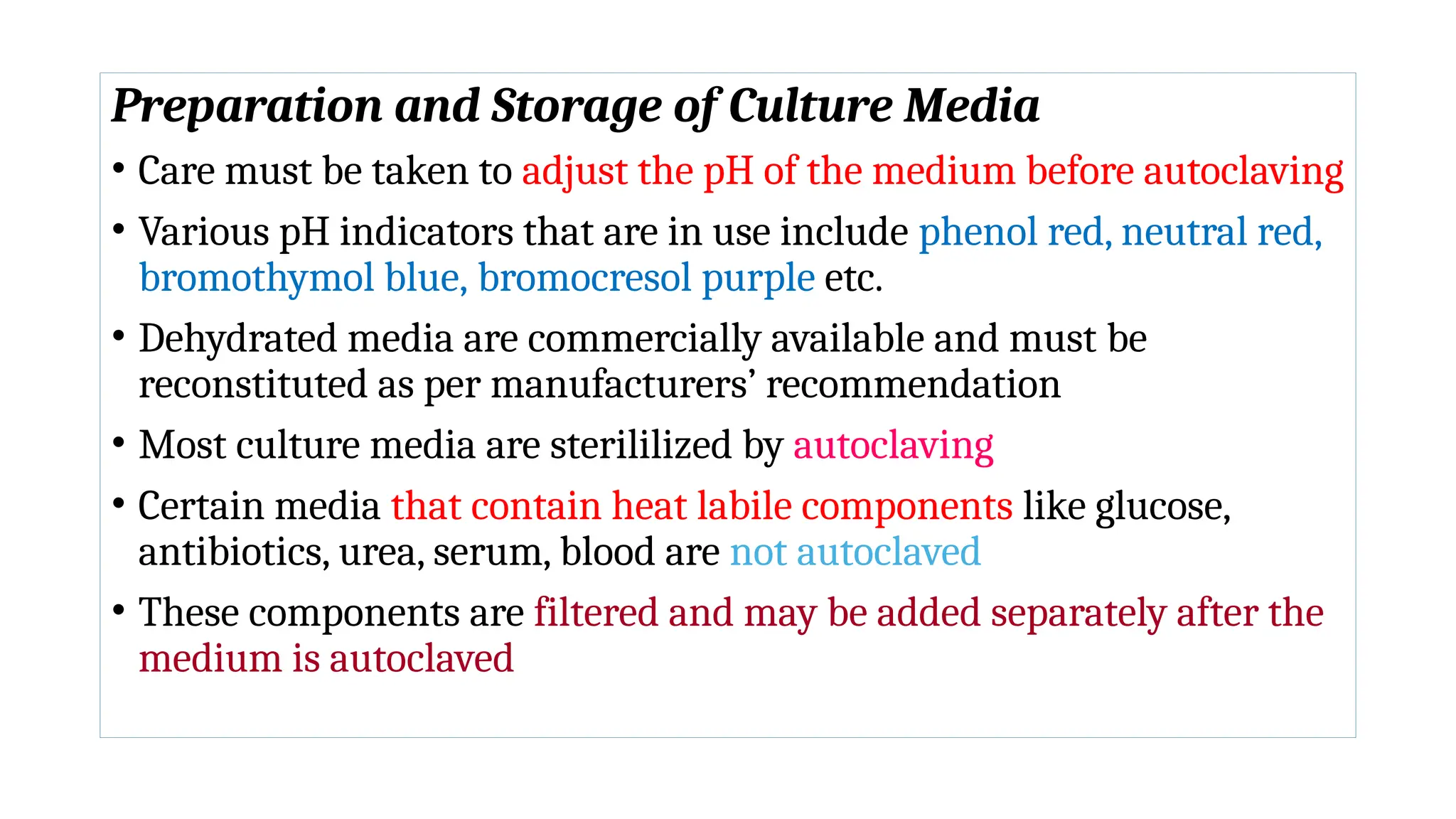 BACTERIAL CULTURE MEDIA CLASS based on various factors | PPT