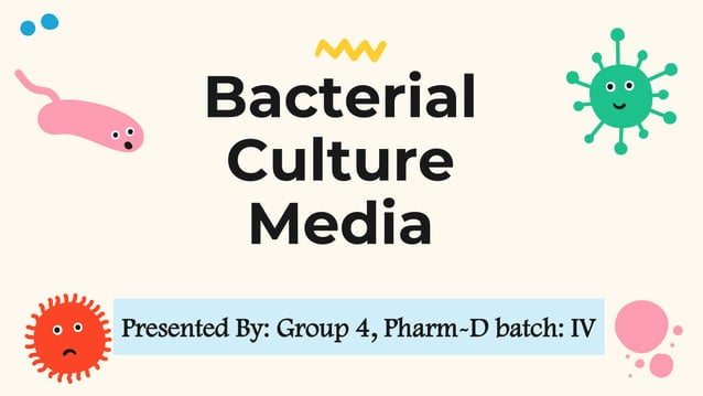 bacterial culture media | PPT