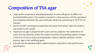 bacterial culture media | PPTX | Chemistry | Science