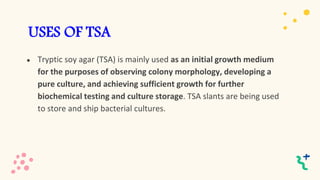 bacterial culture media | PPTX | Chemistry | Science