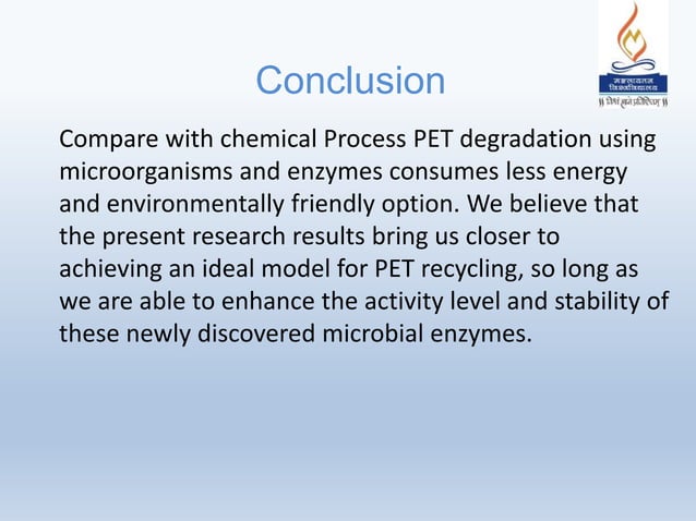 Bacterial degradation of plastic | PPTX | Chemistry | Science