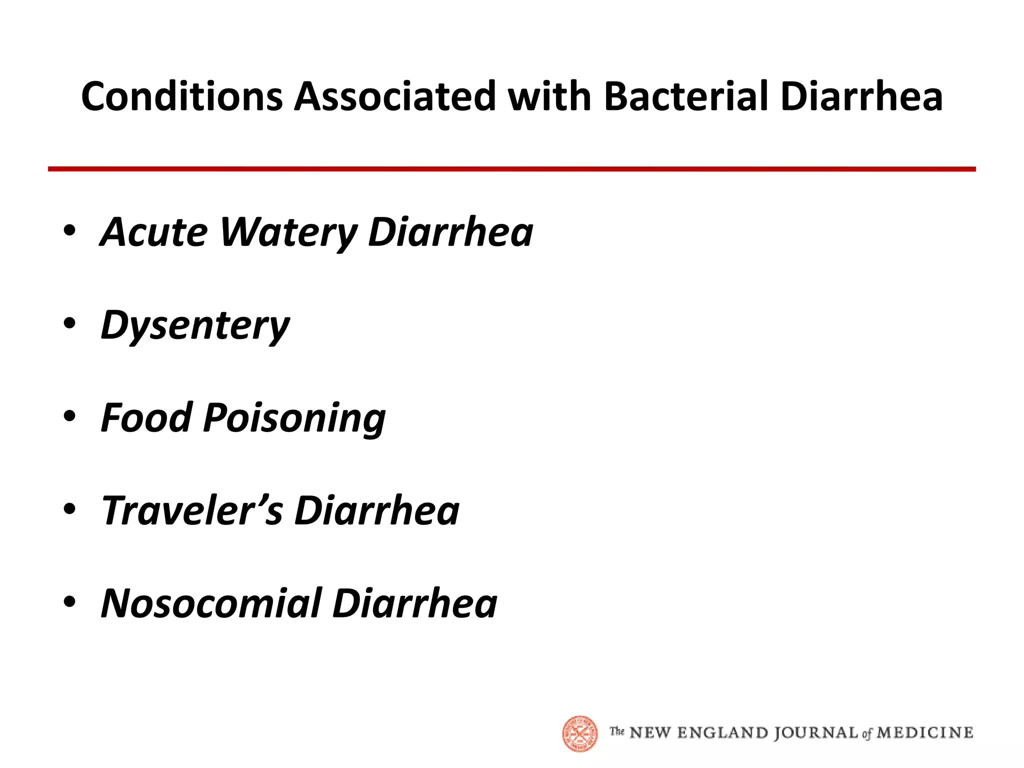 Bacterial Diarrhea | PPTX