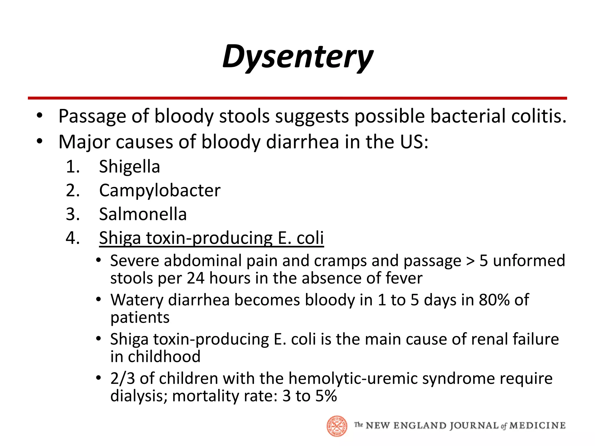 Bacterial Diarrhea | PPTX