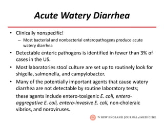Bacterial Diarrhea | PPTX