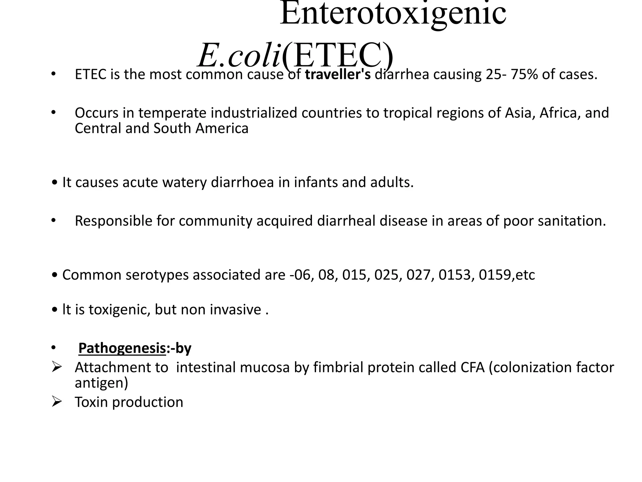 Bacterial diarrhea and dysentery | PPTX