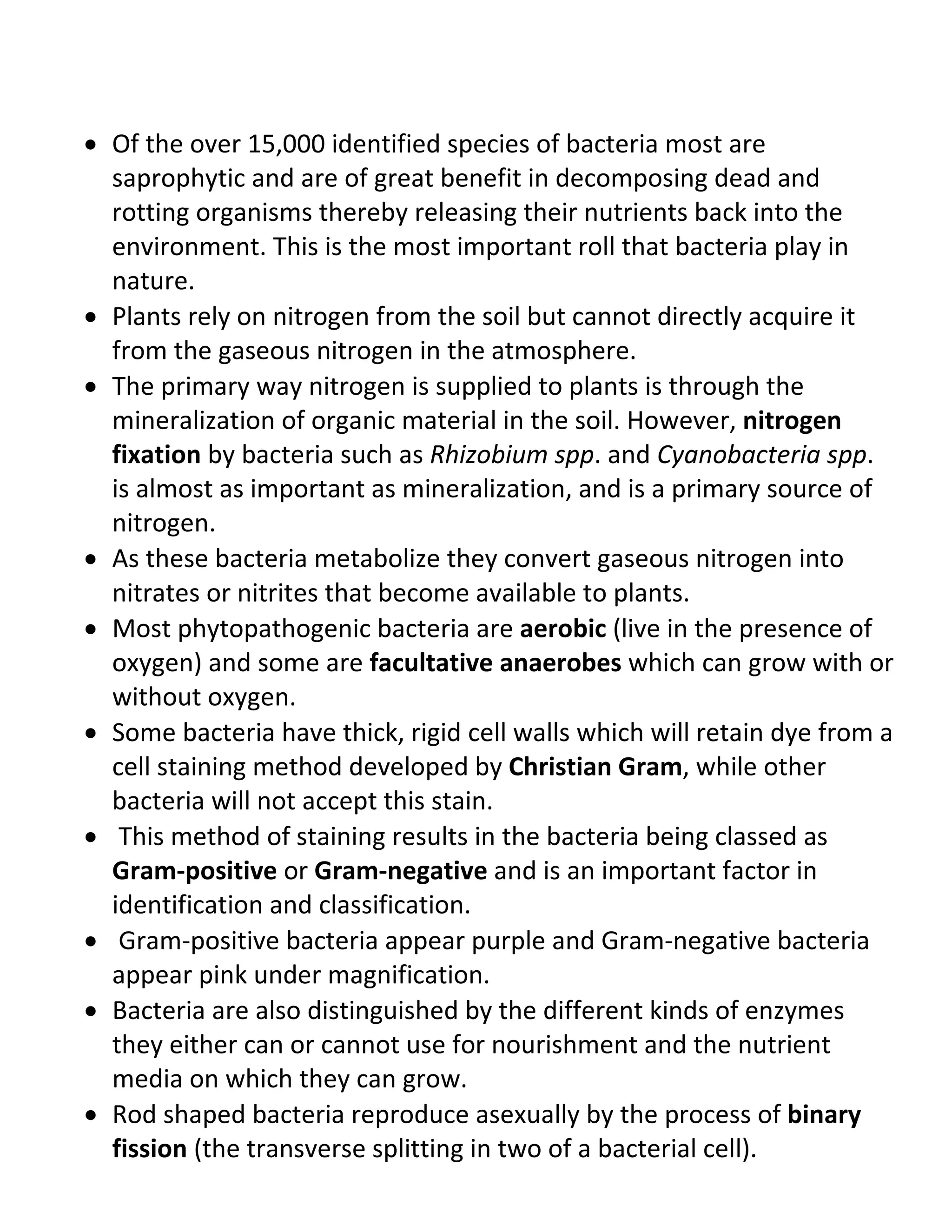 BACTERIAL DISEASE OF PLANTS | PDF