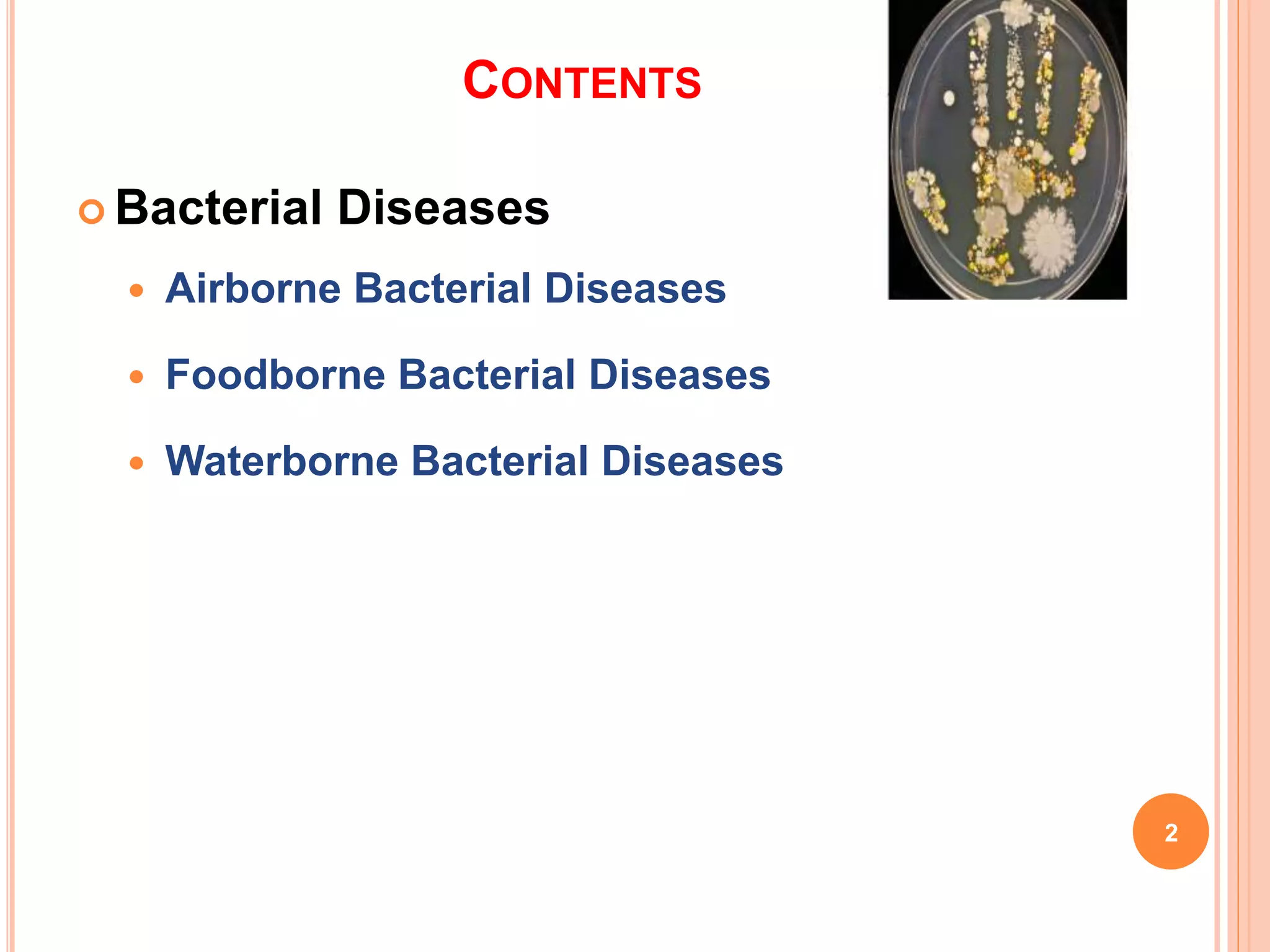 Bacterial diseases | PPTX