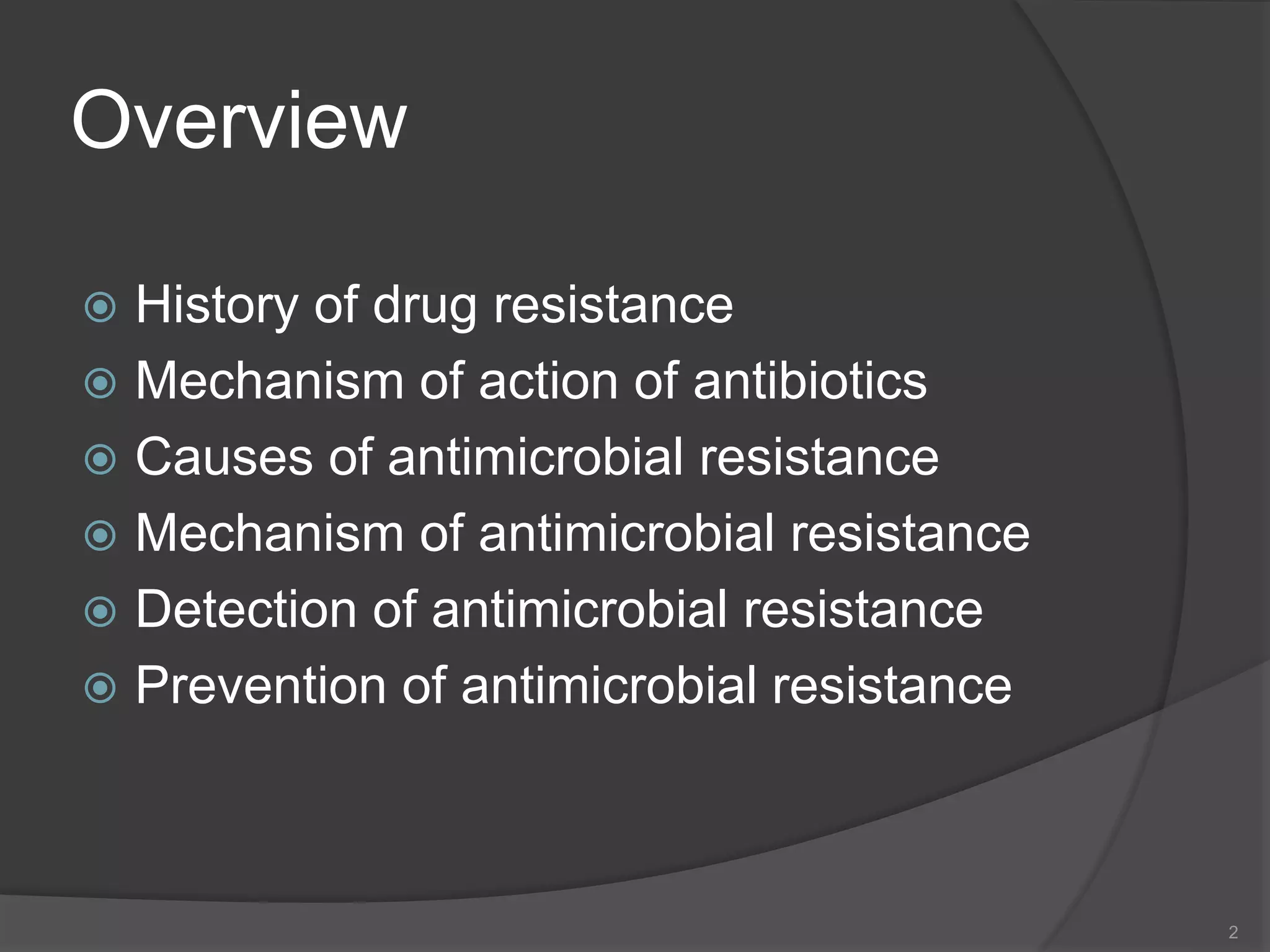 Bacterial drug resistance | PPTX