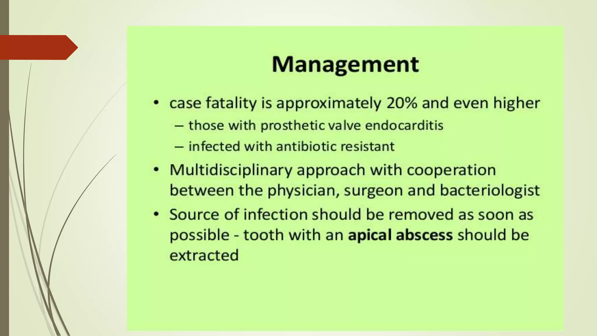 Bacterial endocarditis | PPTX
