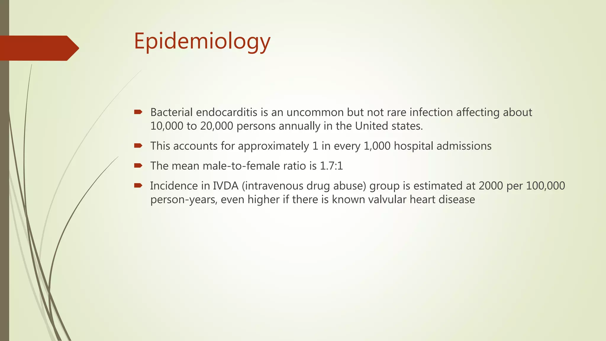Bacterial endocarditis | PPTX