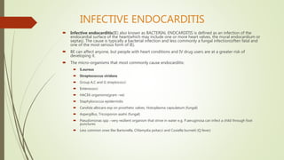Bacterial endocarditis | PPTX