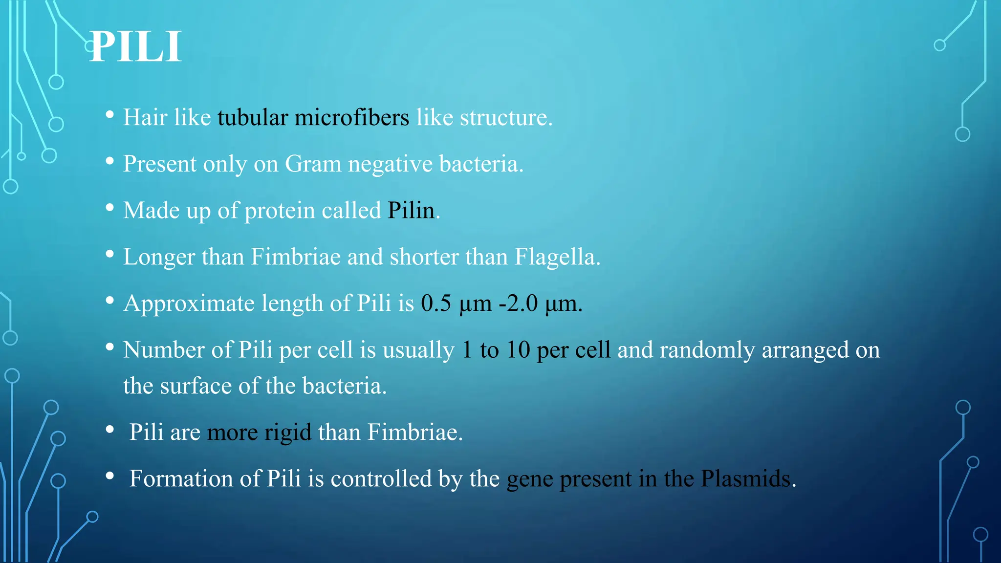 Surface appendages: Bacterial Flagella and pili.pptx
