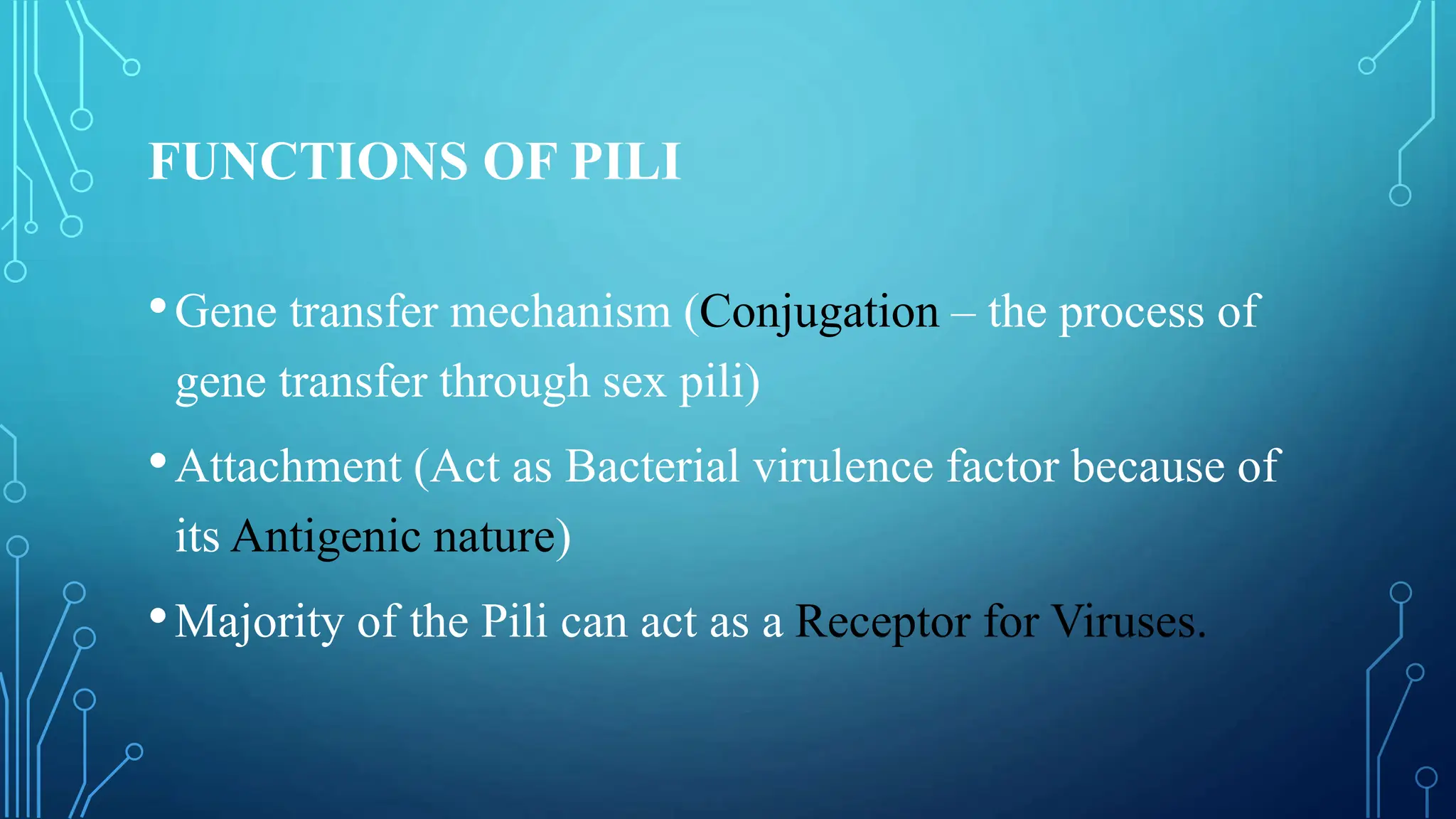 Surface appendages: Bacterial Flagella and pili.pptx