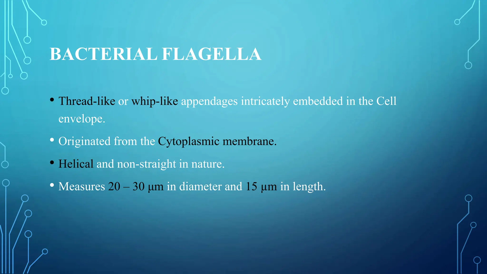 Surface appendages: Bacterial Flagella and pili.pptx