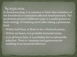 Bacterial food poisoning | PPTX