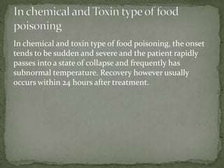 Bacterial food poisoning | PPTX