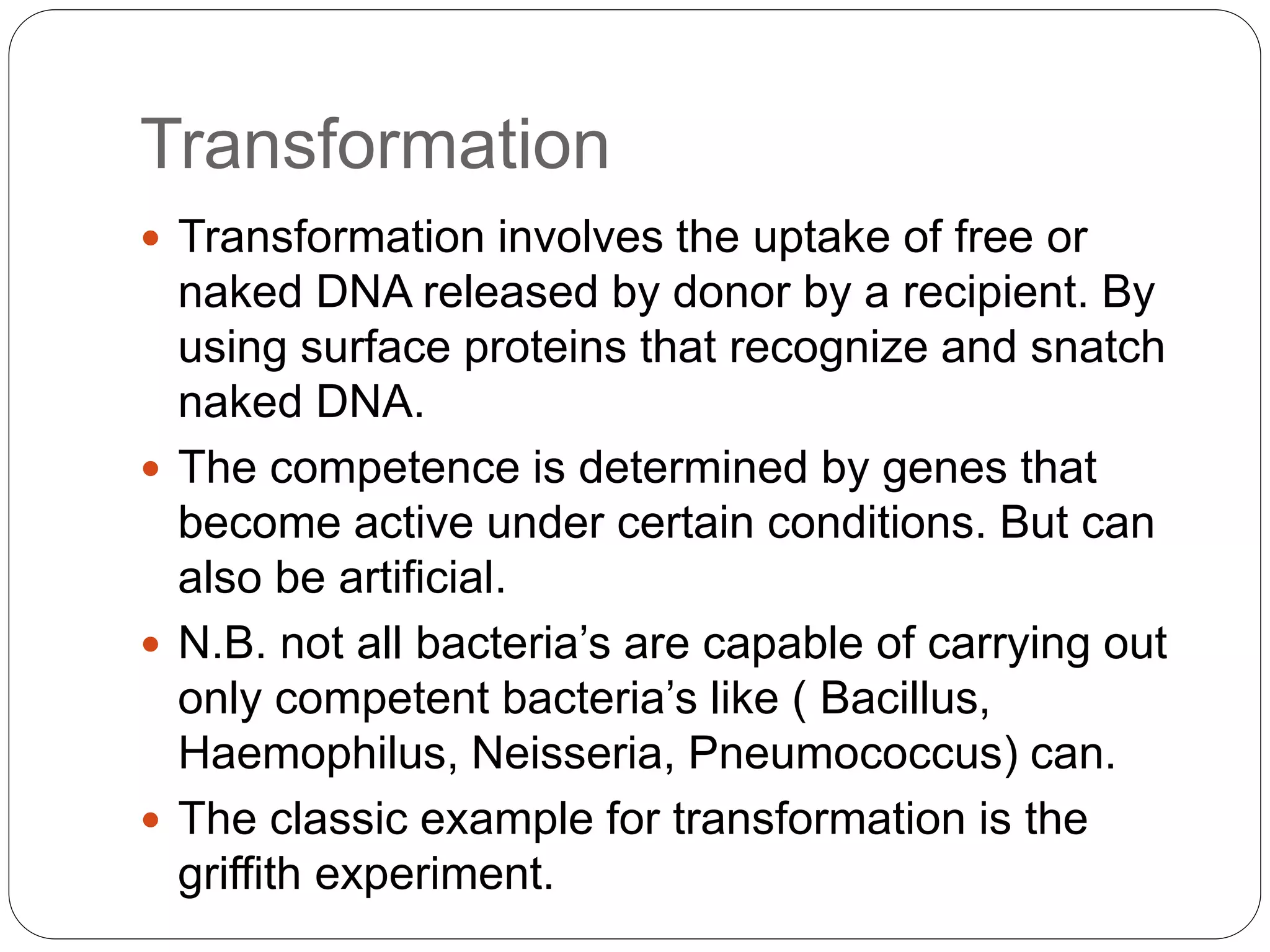 Bacterial genetics | PPTX