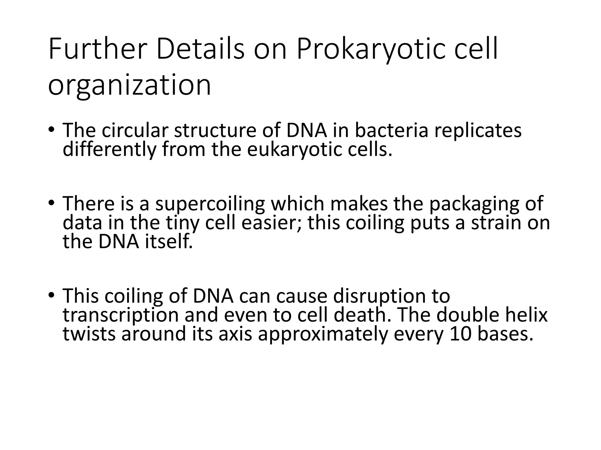 Bacterial genomic organization | PPTX