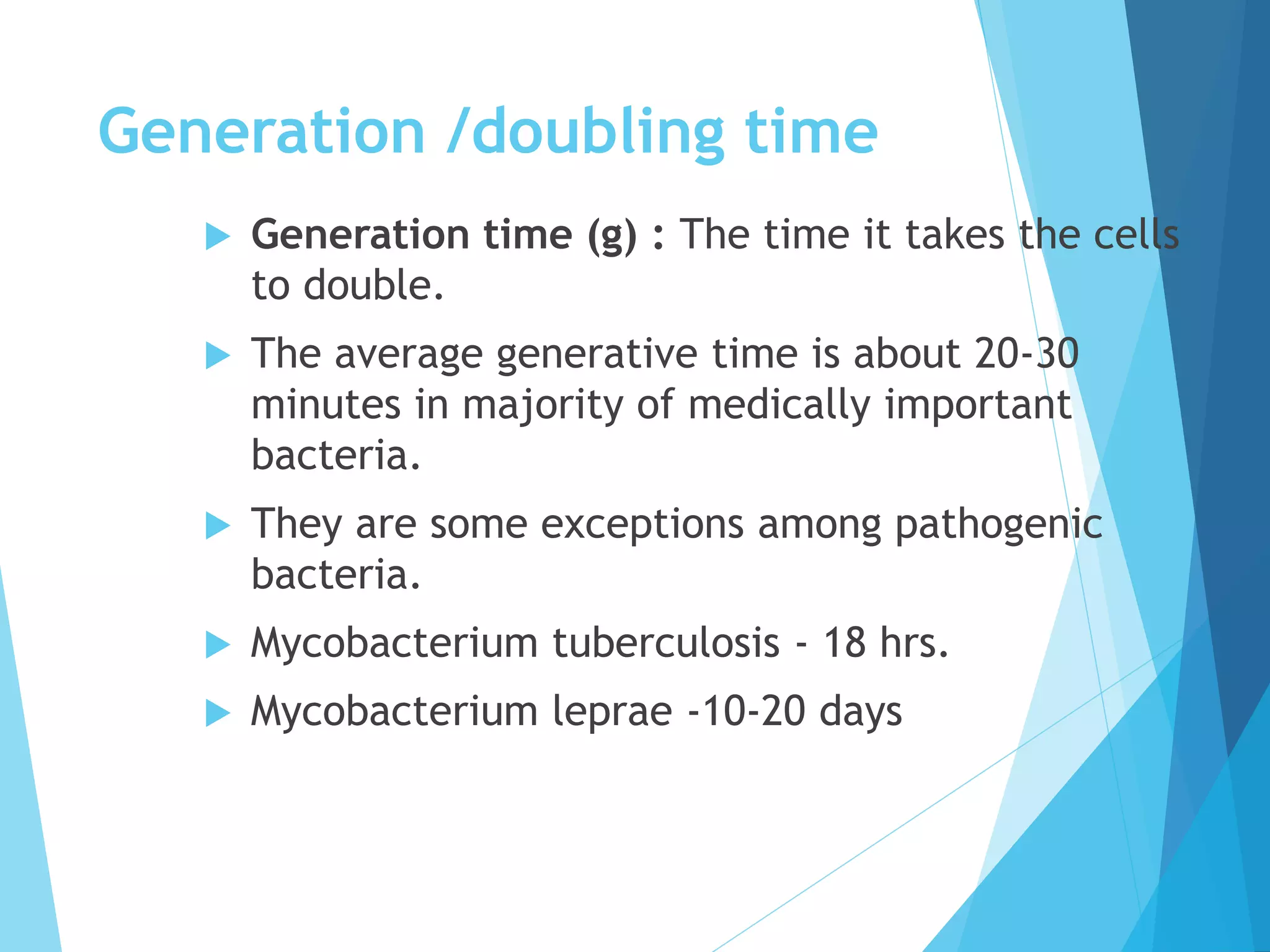 Bacterial growth | PPTX