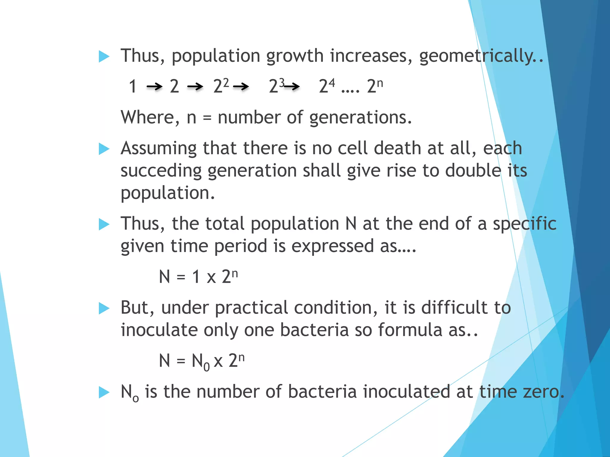 Bacterial growth | PPTX