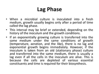 Bacterial Growth and structure in book of bacteriology | PPTX