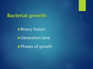 bacterial growth microbiology presentation | PPTX | Biological Sciences ...
