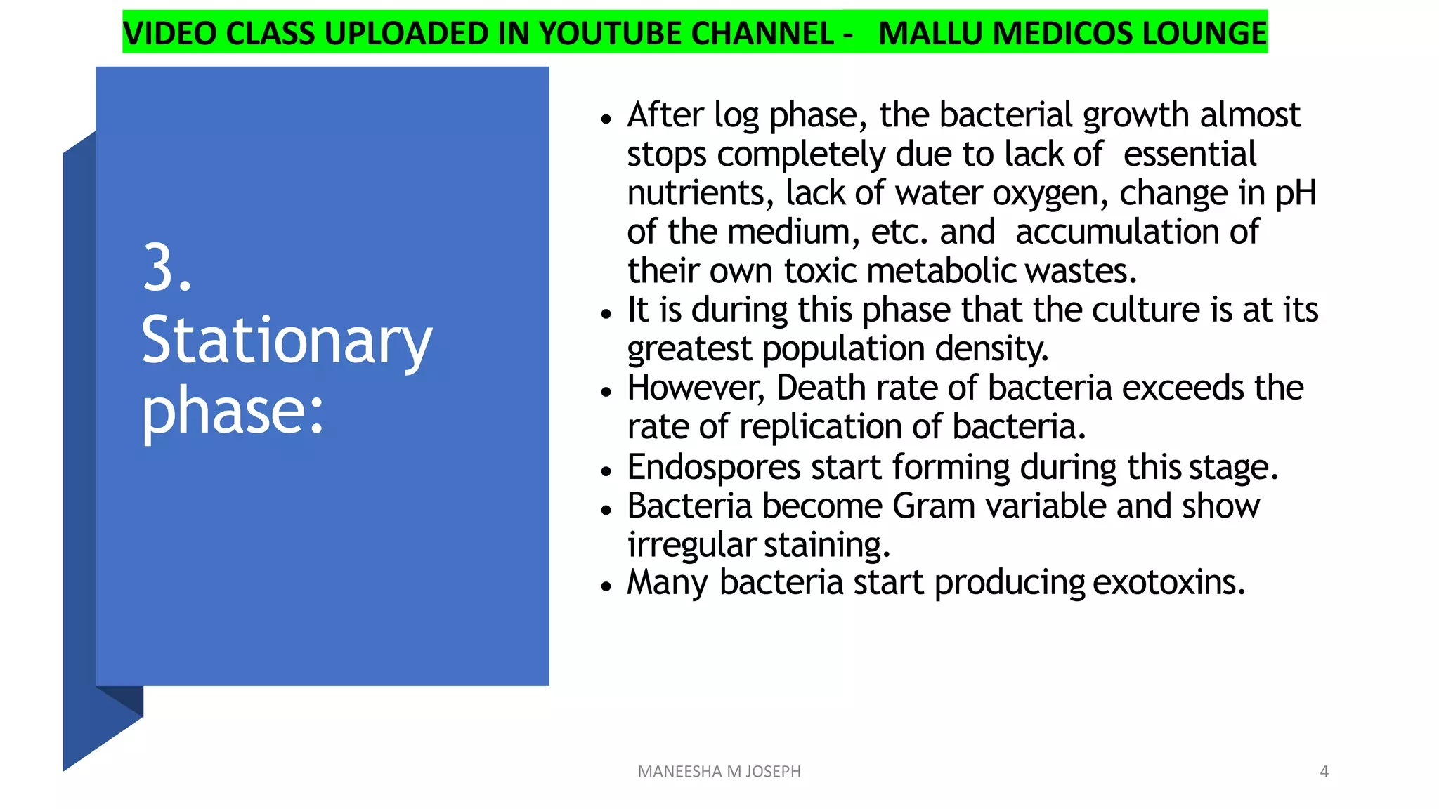 Bacterial growth curve | PDF
