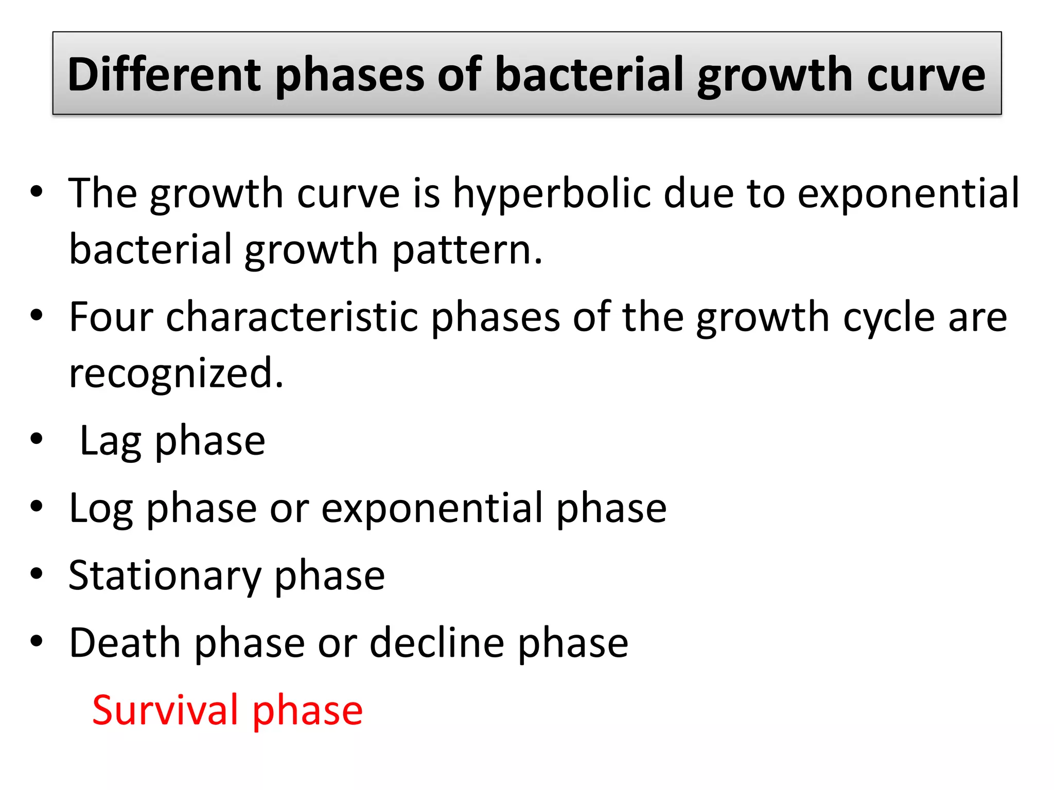 Bacterial growth curve | PDF