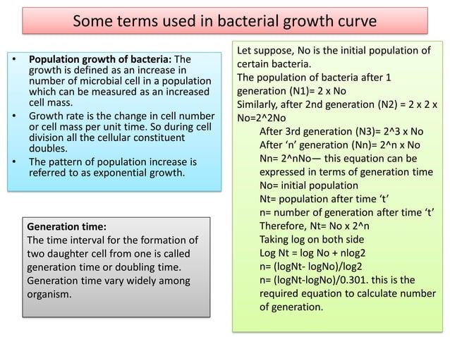 Bacterial growth curve | PDF
