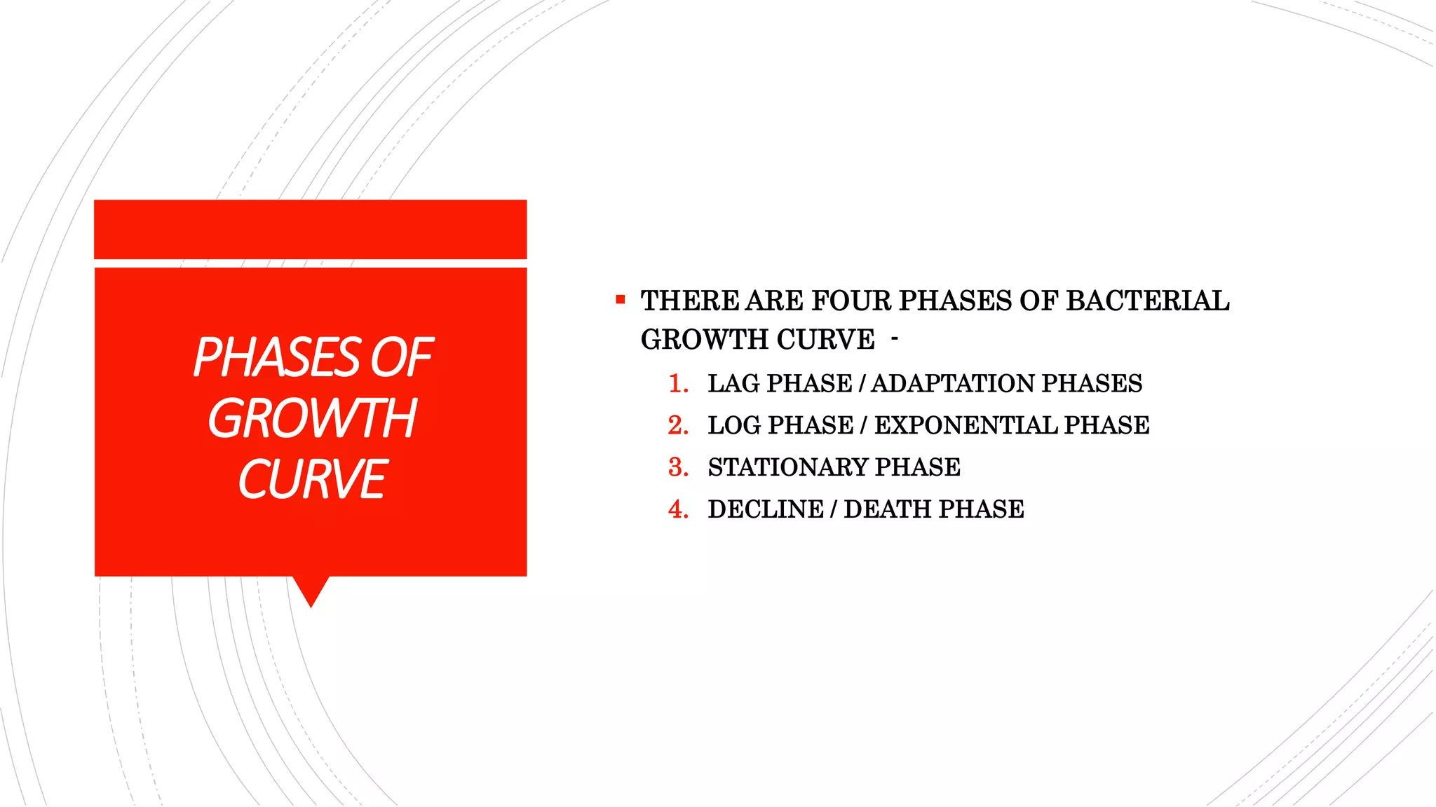 Bacterial Growth Curve | PPTX