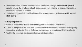 Bacterial Growth Curve and its mathematics | PPTX